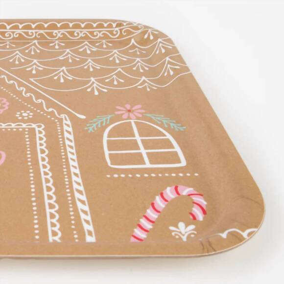 Meri Meri | Dining | New Meri Meri Gingerbread House Tray In Brown ...